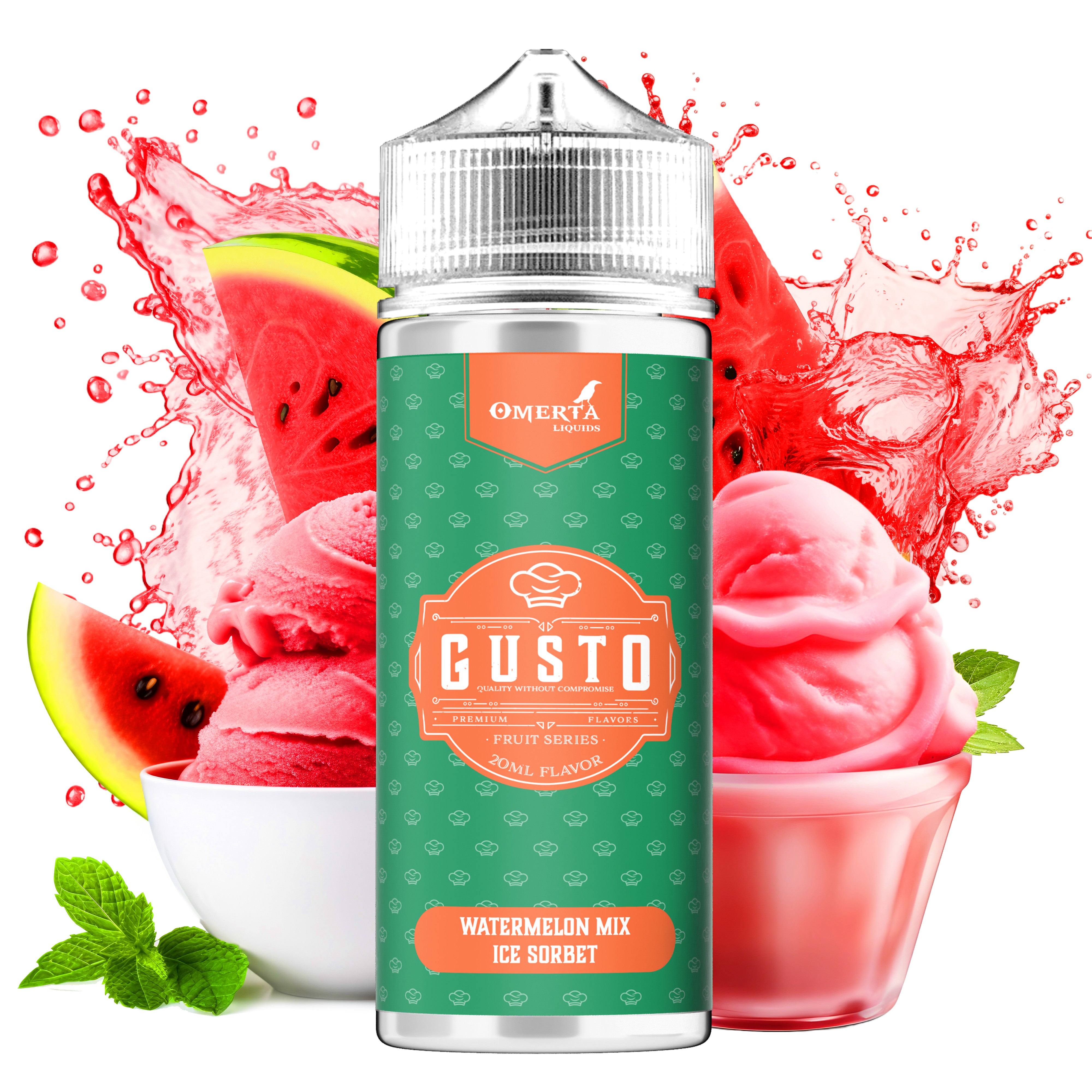 Gusto Watermelon Mix Ice Sorbet 120