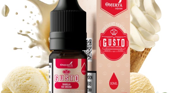 Gusto Vanilla Ice Cream E-Liquid 10ml